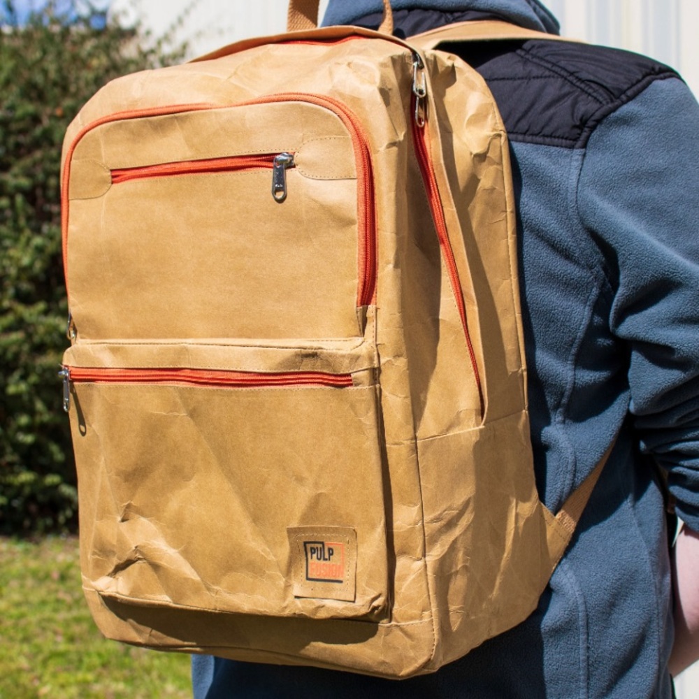Pulp Fusion Metro Backpack Paper Bag, Water Resistanc… - Gem